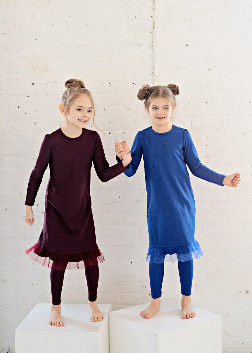 RIB nightgown - Royal Blue - FINAL SALE – TeelaNYC